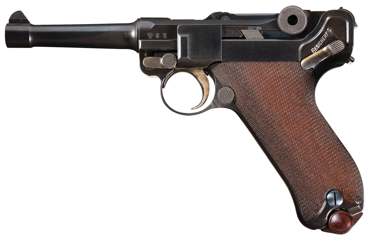 DWM Model 1908 Military First Issue Luger Semi-Automatic Pistol | Rock ...
