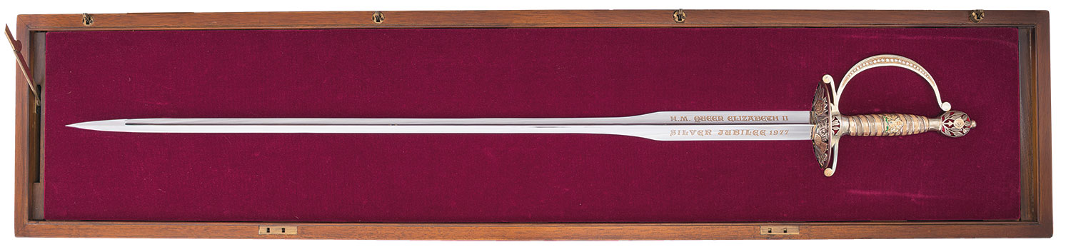 Superb Wilkinson Sword/U.S. Historical Society Queen Elizabeth I | Rock ...