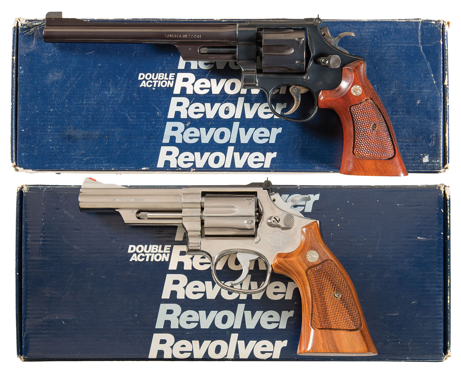 Two Smith & Wesson DA Revolvers w/ Boxes | Rock Island Auction