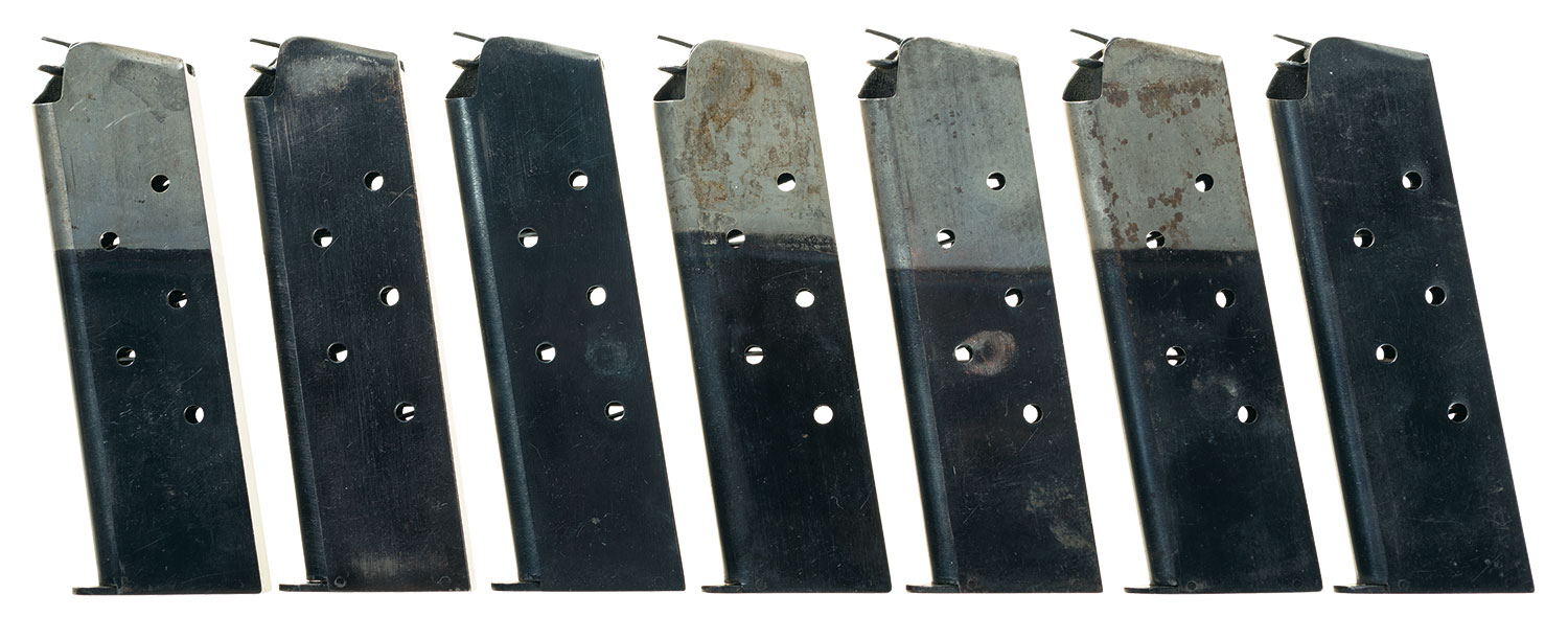 Grouping of Seven Colt Government Model 45 Auto Magazines | Rock Island ...