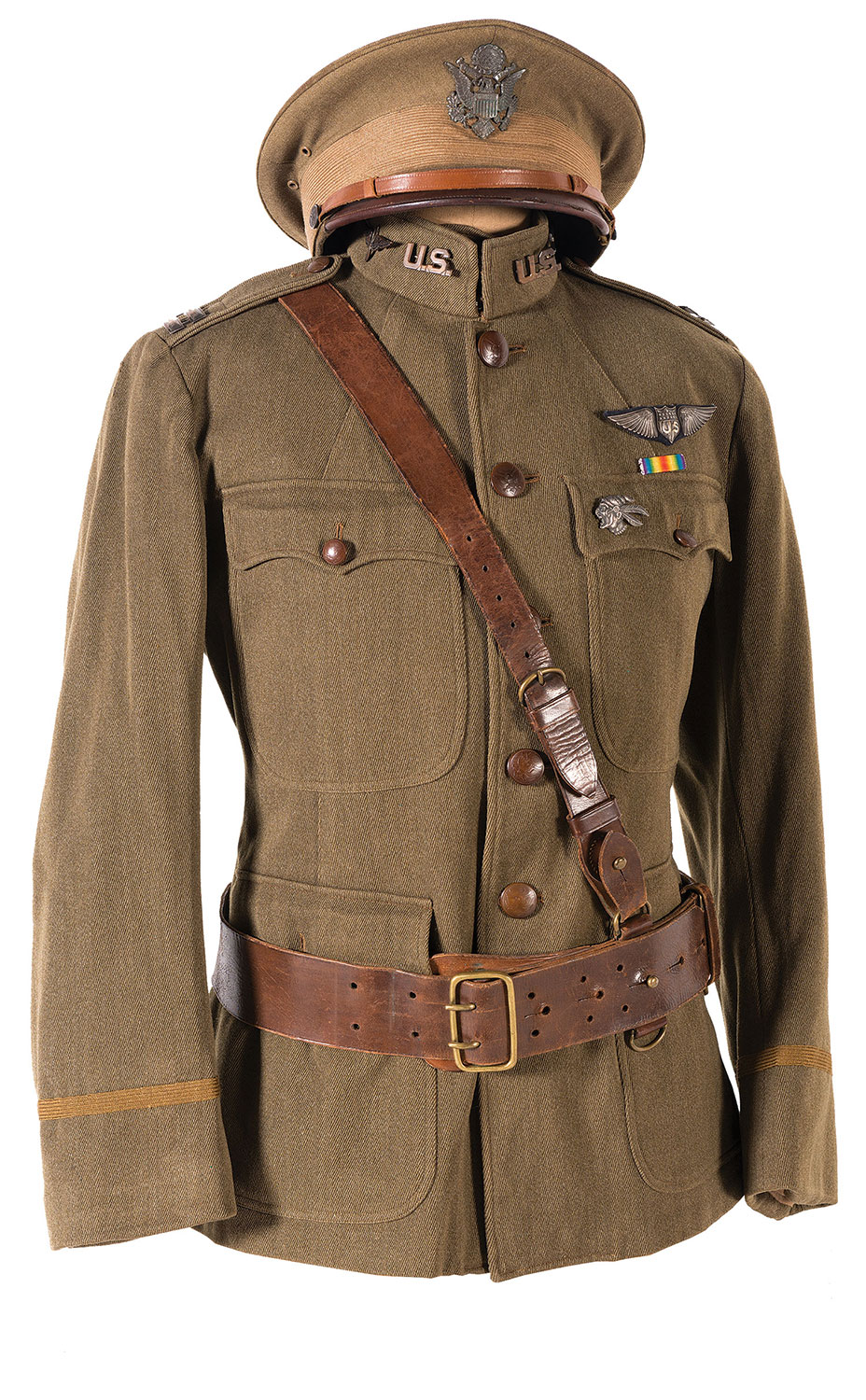 World War I American Officer's Tunic for a Captain in the 93rd A | Rock ...