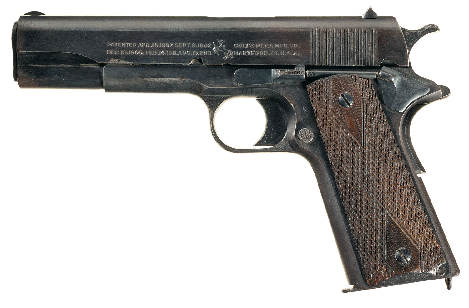 Fine U.S. Colt Model 1911 'Black Army' Semi-Automatic Pistol | Rock ...