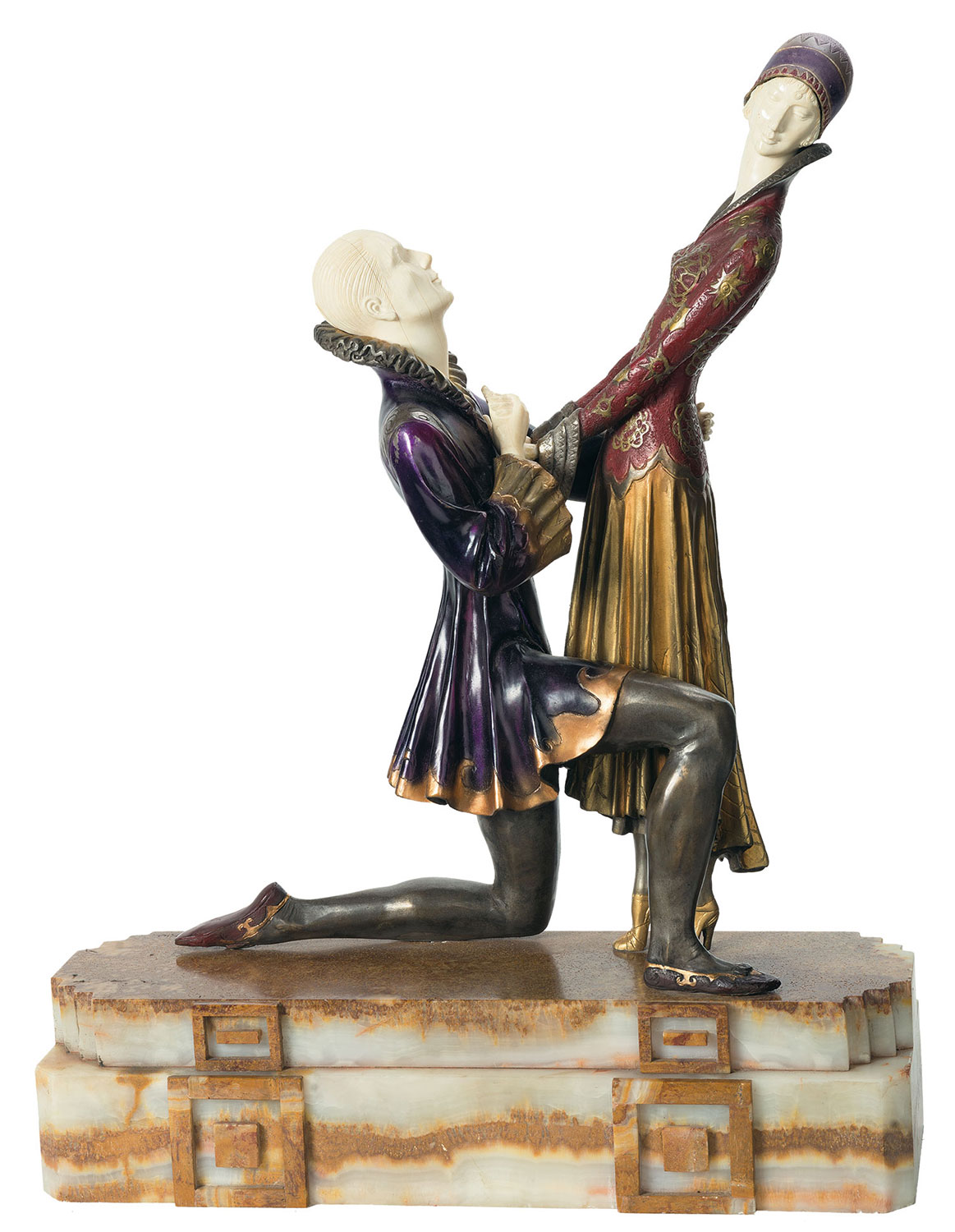 Sculpture Titled 'Everlasting Love' by Demetre Chiparus | Rock Island ...