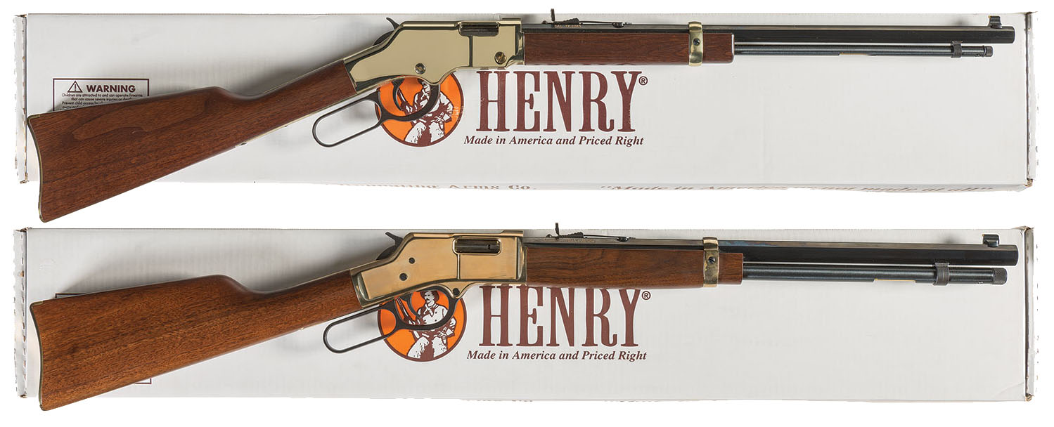 Two Henry Repeating Arms Lever Action Rifles w/ Boxes | Rock Island Auction