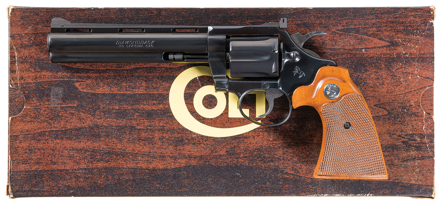 Colt Diamondback Double Action Revolver with Box | Rock Island Auction