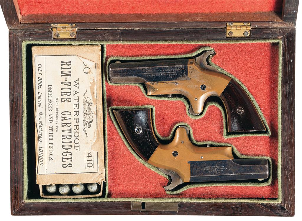 Cased Pair of Southerner Derringers | Rock Island Auction