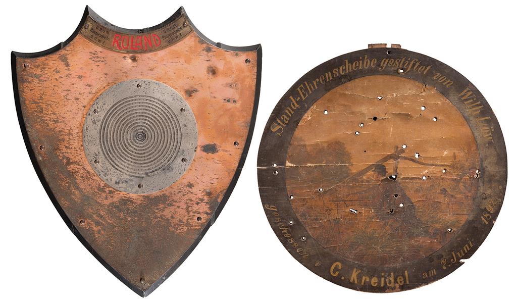 Collectors Lot of Two German Schuetzen Targets | Rock Island Auction