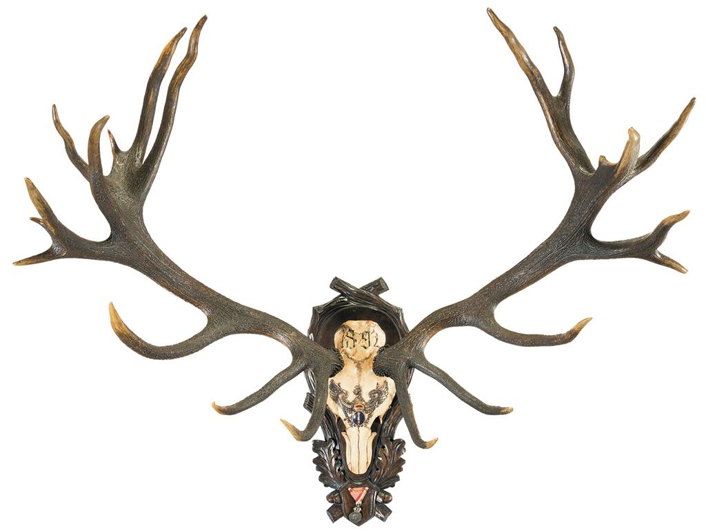 Impressive 1892 Dated Twenty-Point Red Stag European Full Cap Mo | Rock ...