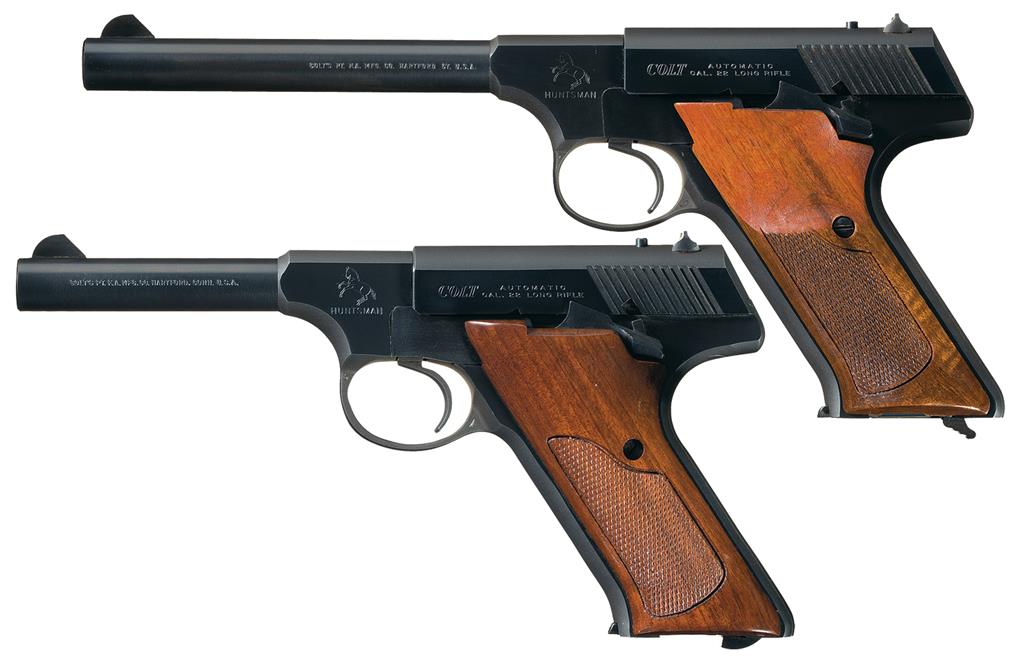 Two Colt Huntsman Semi-Automatic Sporting Pistols | Rock Island Auction