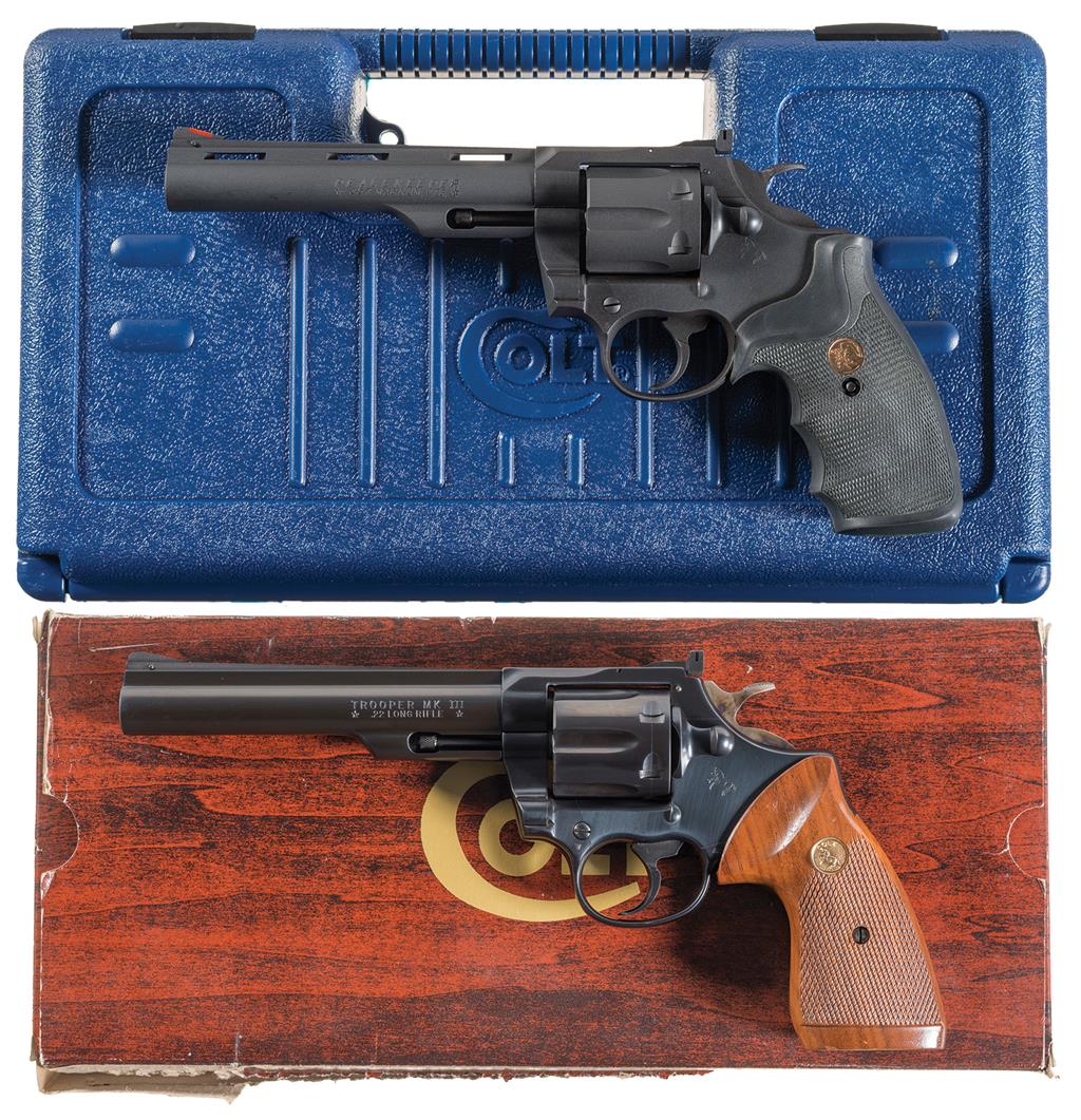 Two Colt DA Revolvers | Rock Island Auction