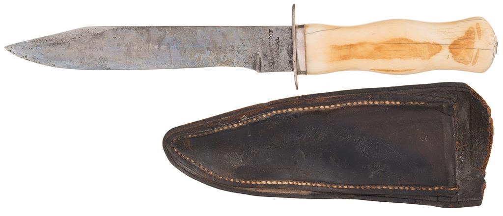 Will & Finck California Bowie Knife with Book | Rock Island Auction