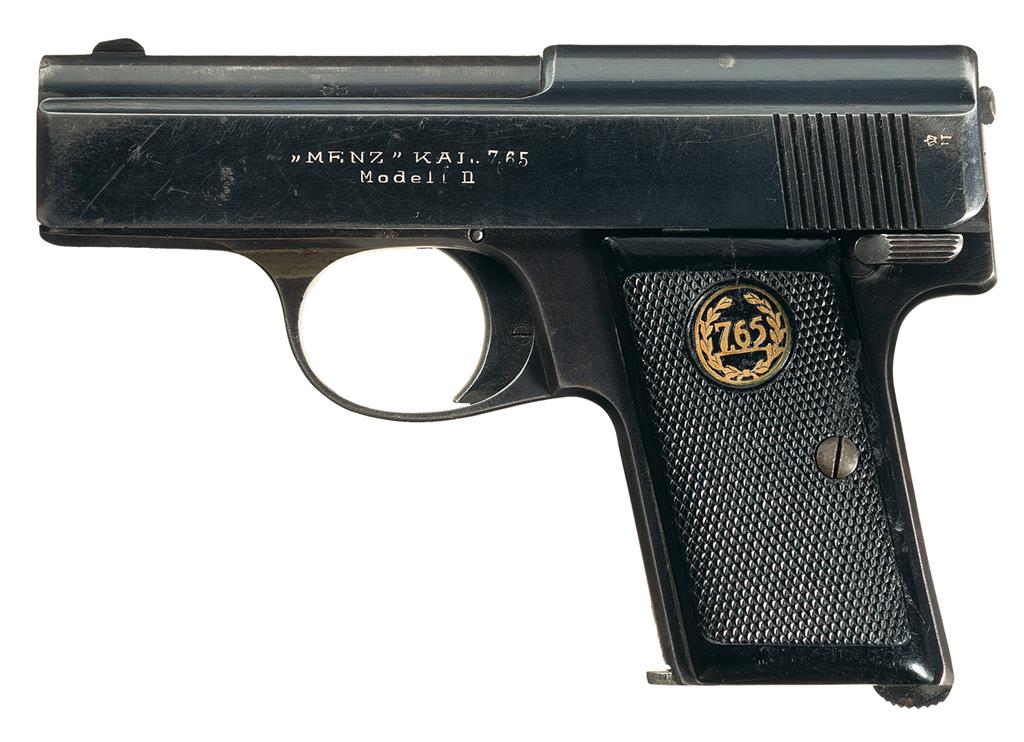 Menz August Ii Pistol 7.65 mm | Rock Island Auction