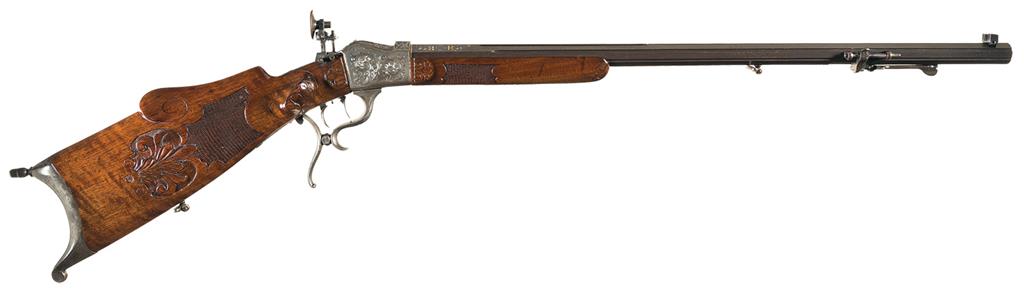 German Zimmer Schuetzen Rifle 4 mm | Rock Island Auction