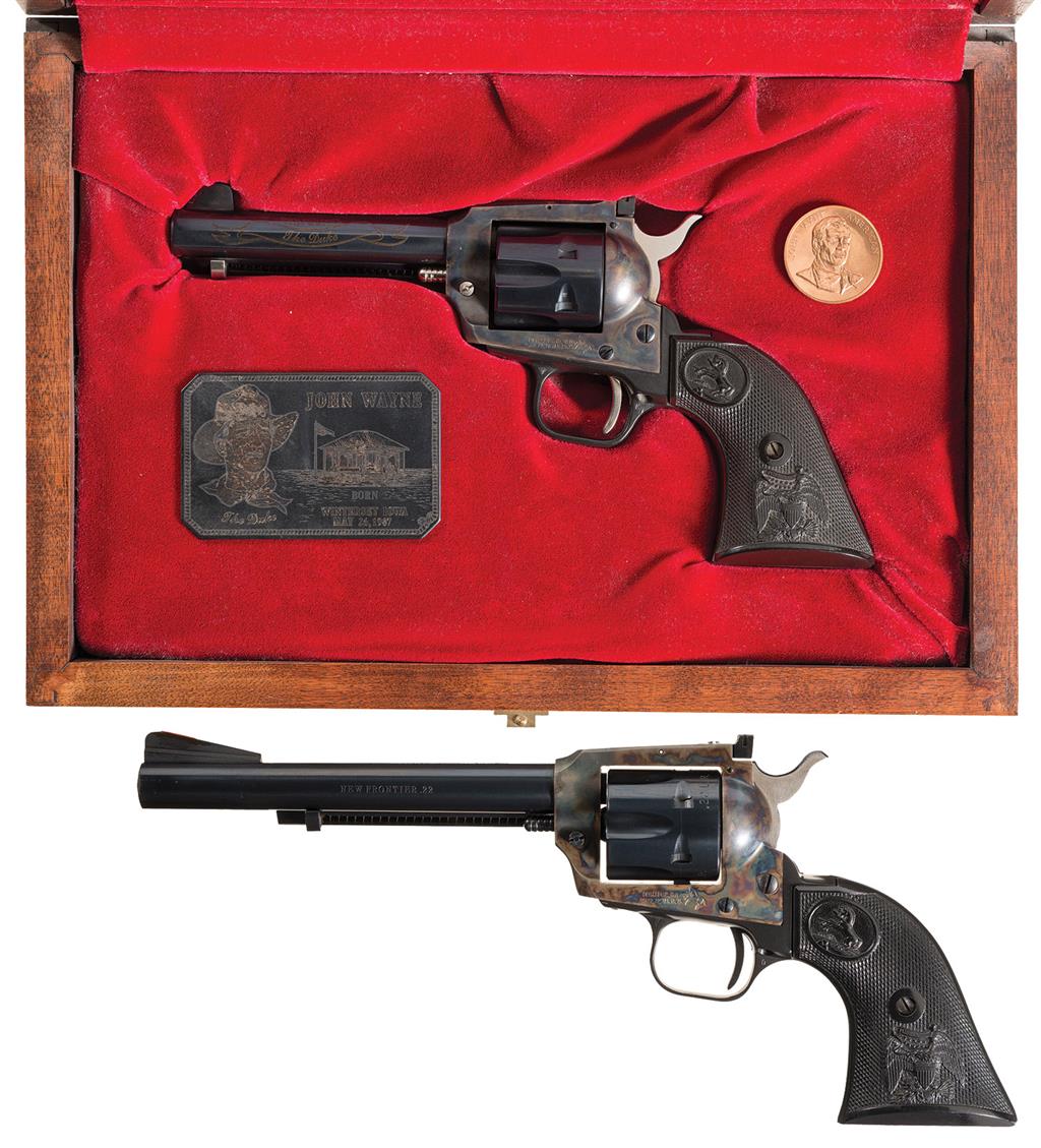 Two Colt New Frontier .22 Single Action Army Revolvers | Rock Island Auction