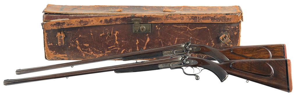 Fine Pair of Beautifully Engraved Alexander Henry Double Rifles | Rock ...