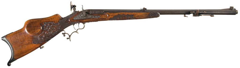 German Zimmer Schuetzen Rifle 4 mm | Rock Island Auction