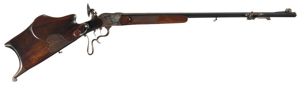 German Zimmer Schuetzen Rifle 4 mm | Rock Island Auction