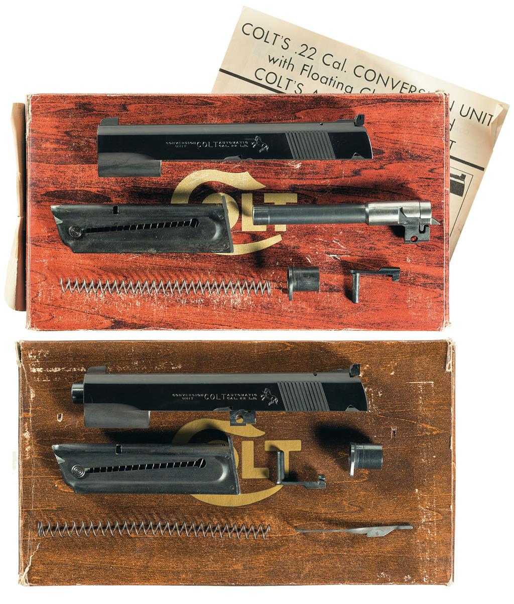 Two Colt Conversion Kits for Colt Government Model 45 and Colt S | Rock ...
