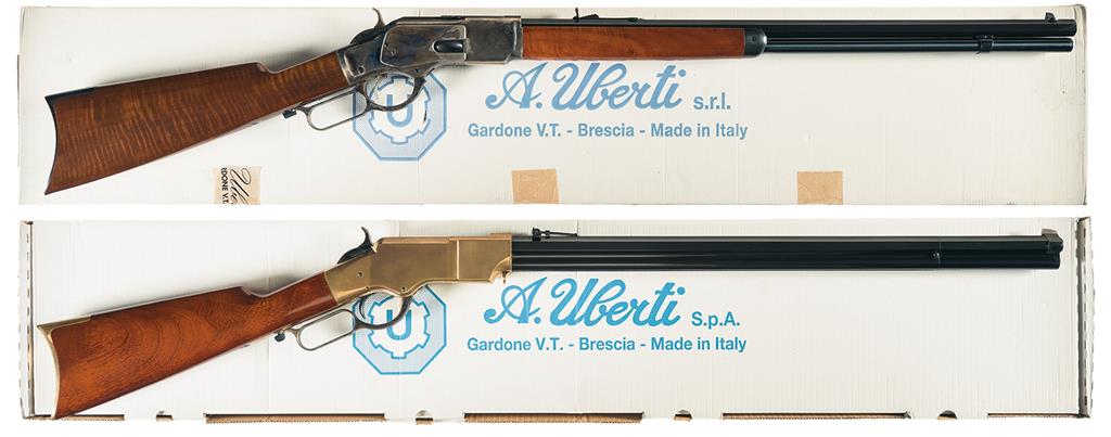 Two Boxed Uberti Lever Action Rifles | Rock Island Auction
