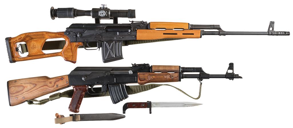 Two European Military Style Semi-Automatic Rifles | Rock Island Auction