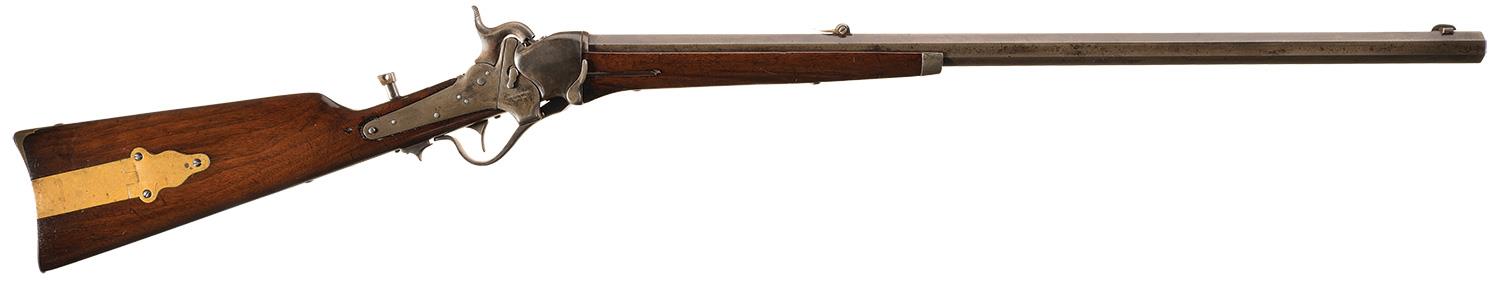 Scarce Sharps Model 1851 'Box Lock' Percussion Sporting Rifle | Rock ...