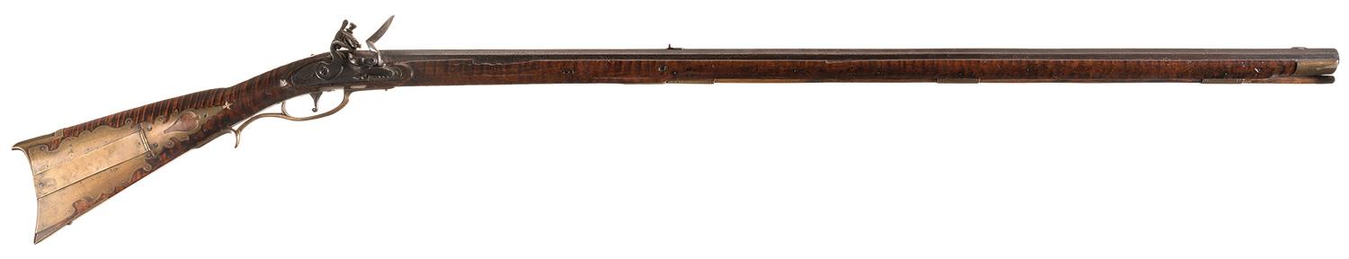 Golden Age Flintlock American Long Rifle | Rock Island Auction