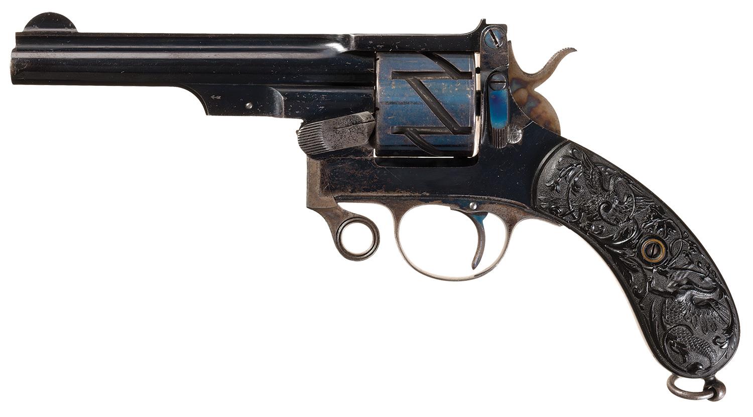 Scarce Mauser Model 1878 'Zig-Zag' Single Action Revolver | Rock Island ...