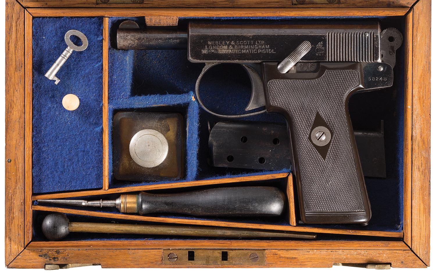 Webley & Scott Ltd 1908 Pistol 32 ACP | Rock Island Auction
