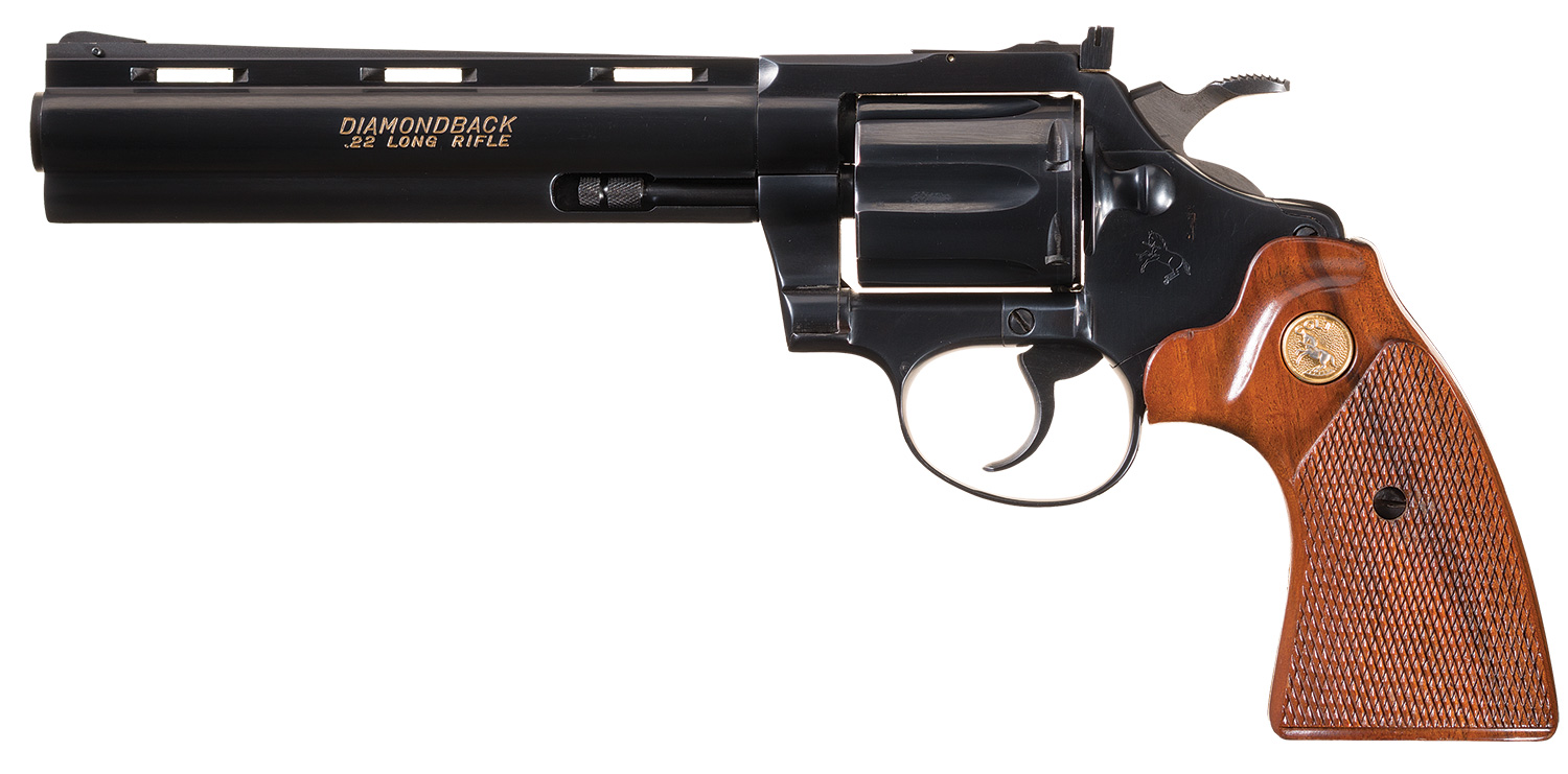 Colt Diamondback Double Action Revolver in .22 Long Rifle | Rock Island ...
