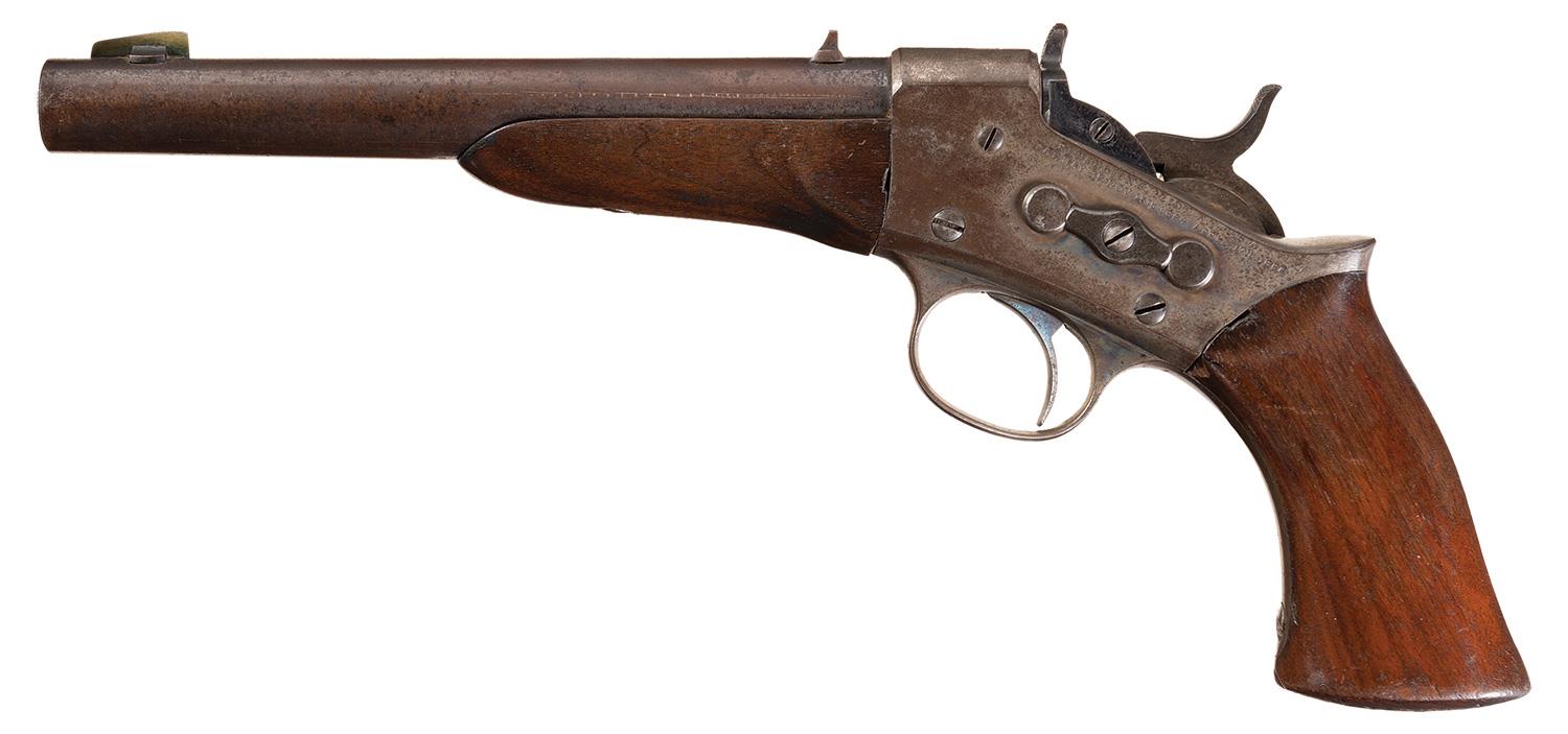 Remington 22 Caliber Rolling Block Pistol | Rock Island Auction