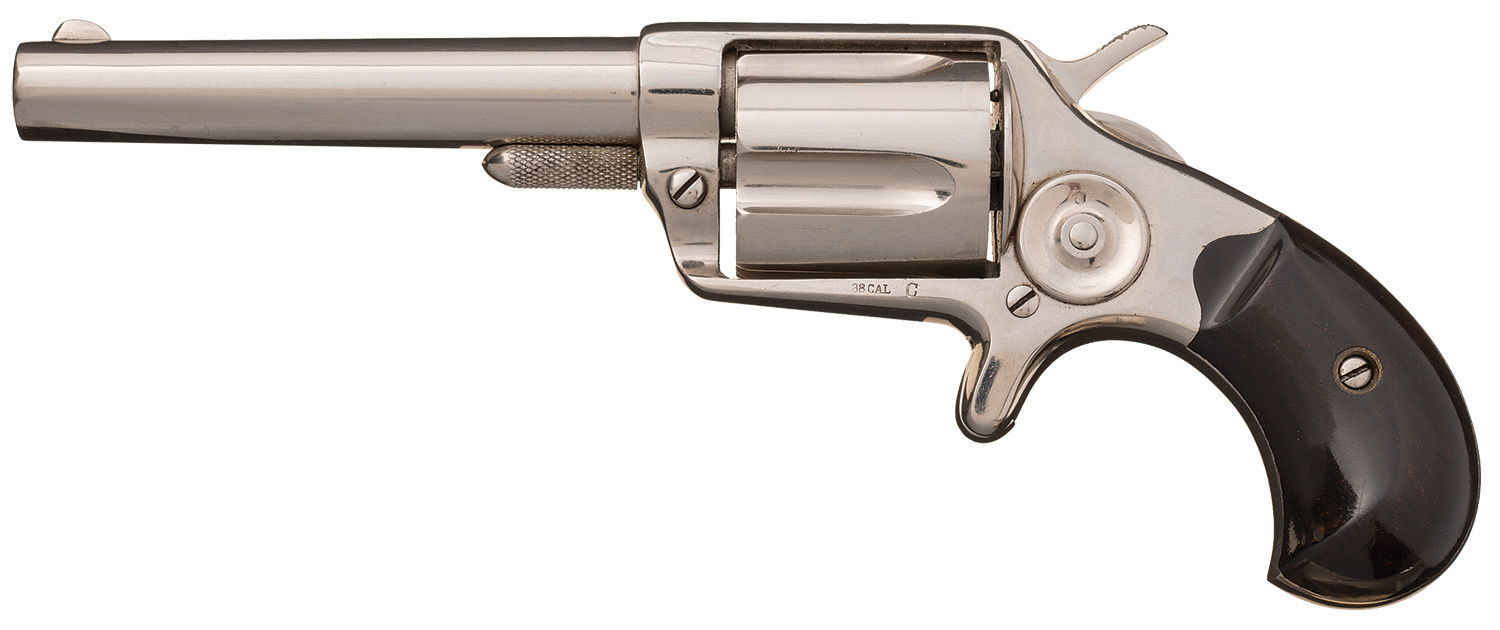 Very Scarce Long Barreled Colt New Line 38 Spur Trigger Revolver | Rock ...