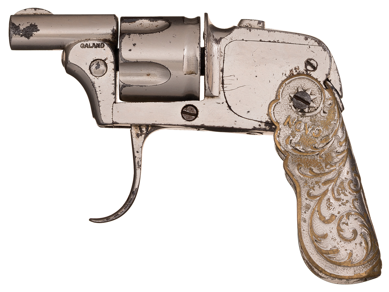 C.F. Galand Le Novo Double Action Folding Grip Pocket Revolver | Rock ...