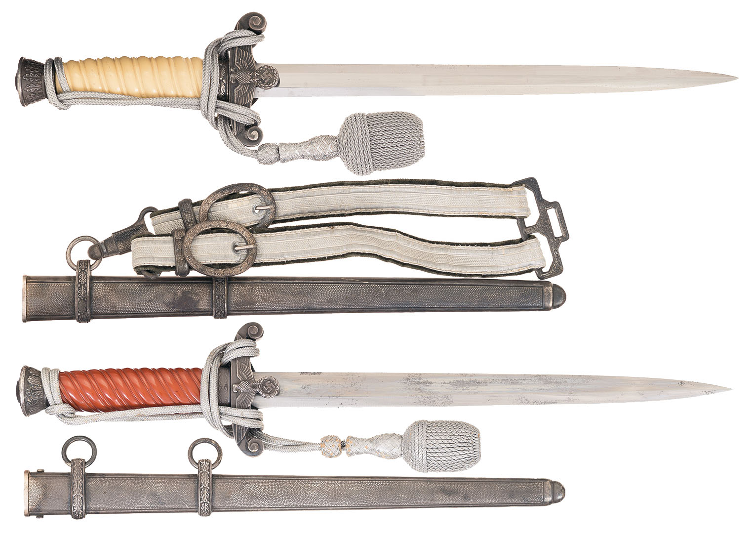 Collector's Lot of Two Nazi Army Officer Daggers with Hangars an | Rock ...