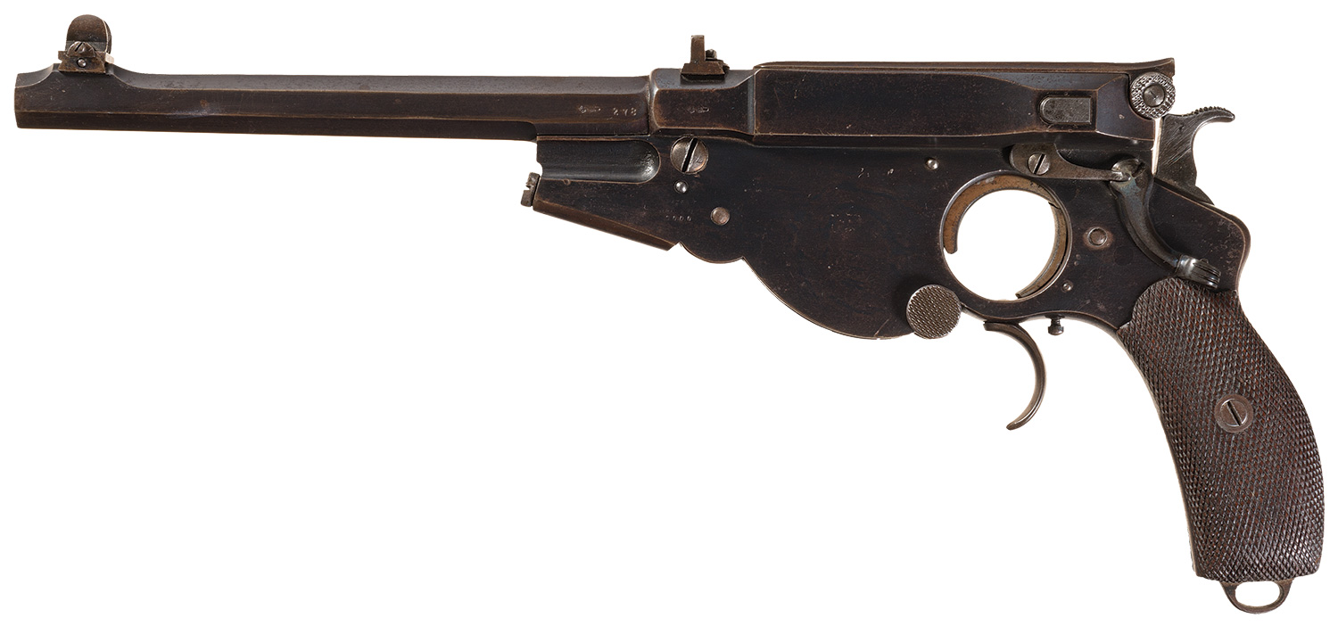 Very Scarce Bergmann Model 1896 Number 3 Target Model Pistol | Rock ...