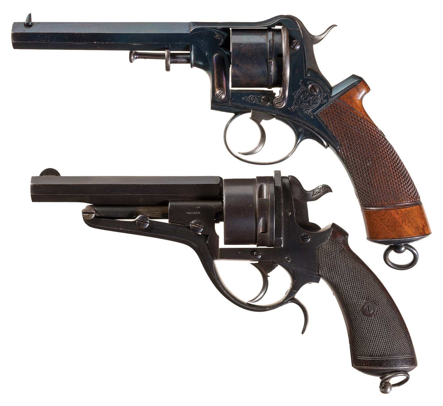 Two Antique European DA Revolvers | Rock Island Auction