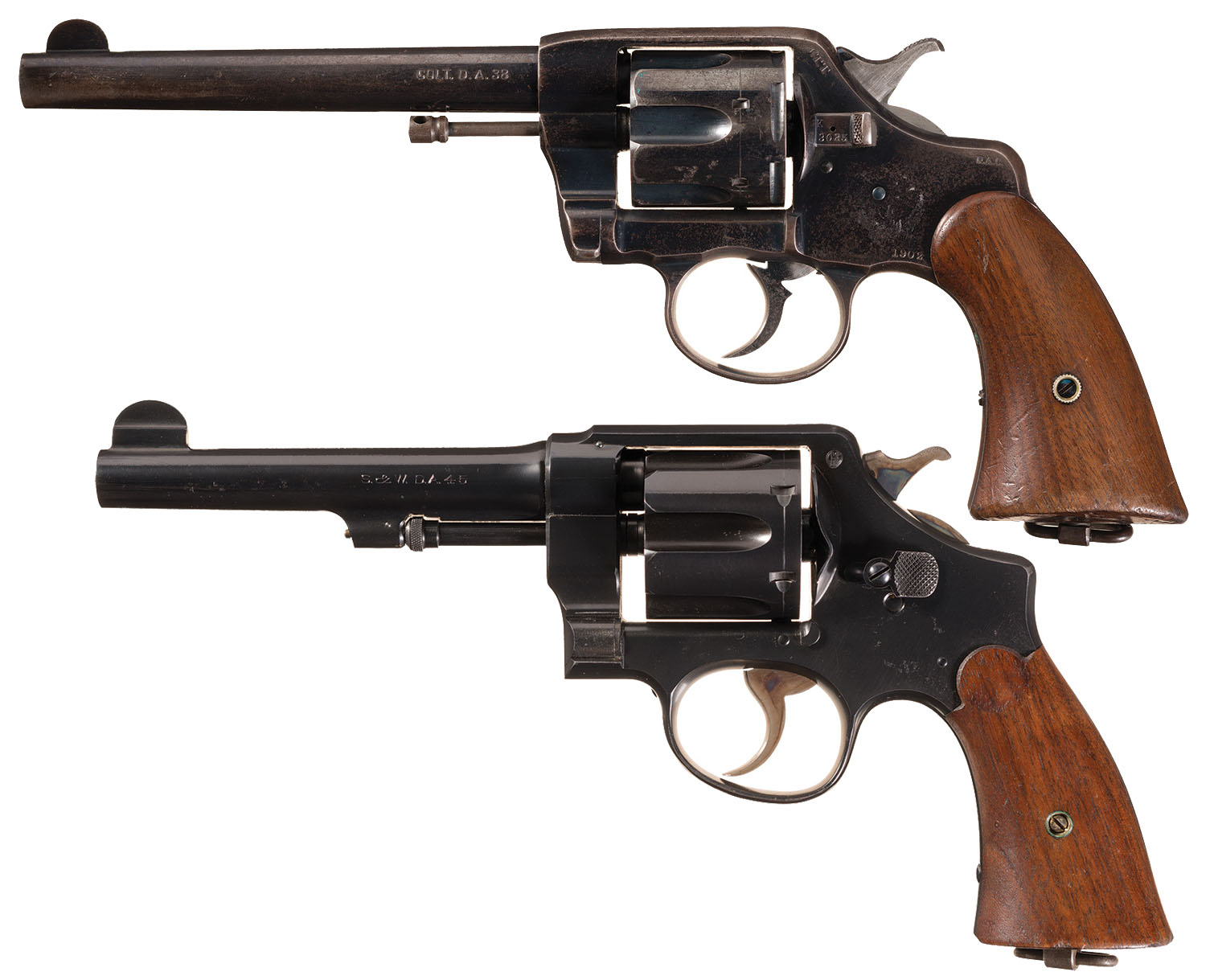 Two U.S. Military DA Revolvers | Rock Island Auction