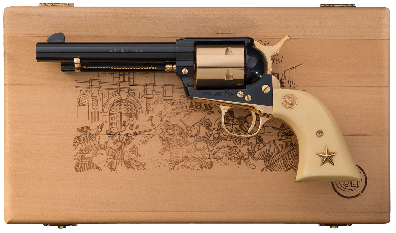 Cased Colt Alamo Model Single Action Army Revolver | Rock Island Auction
