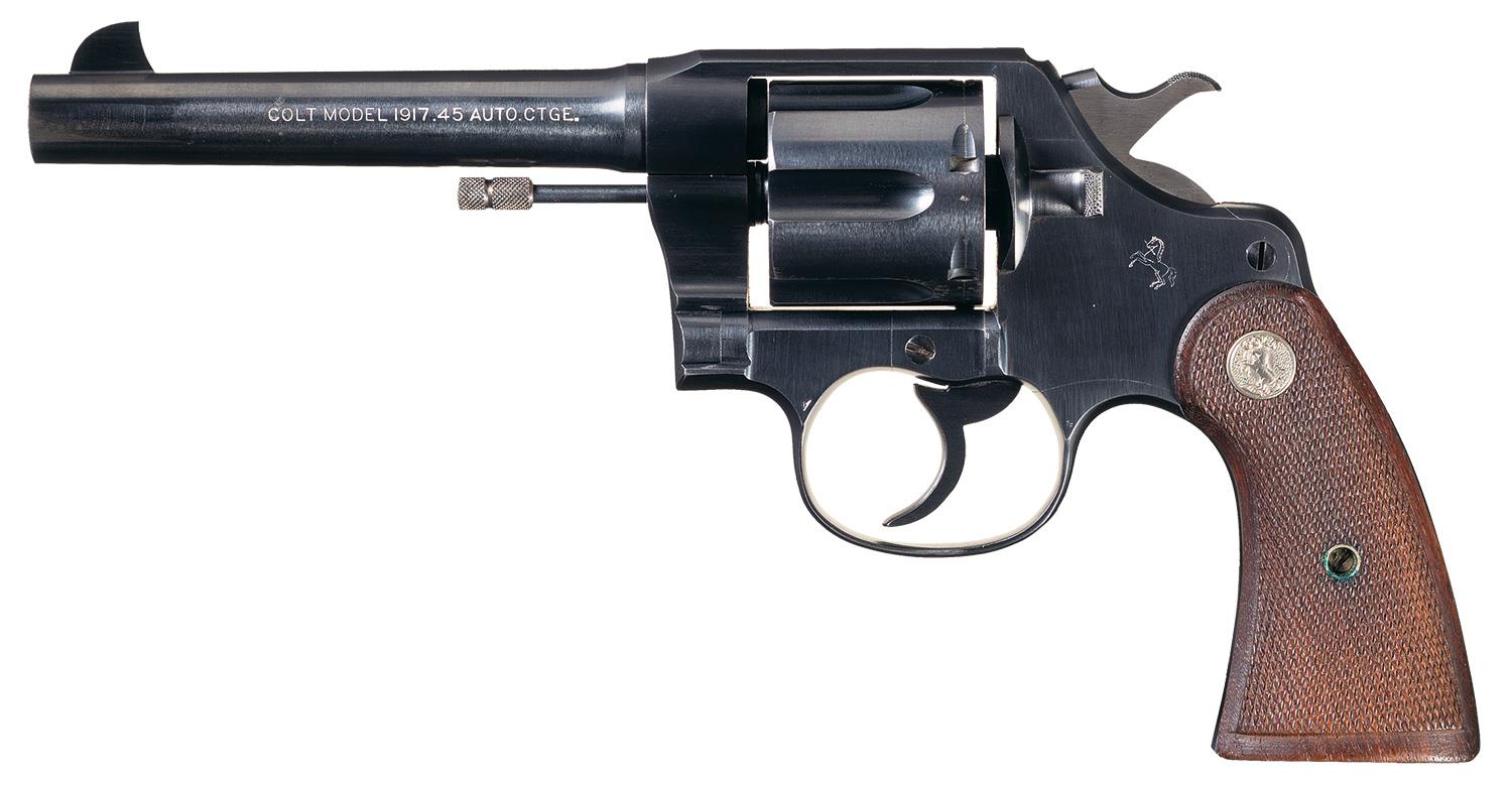 Exceptional Rare Colt Model 1917 Civilian Double Action Revolver | Rock ...