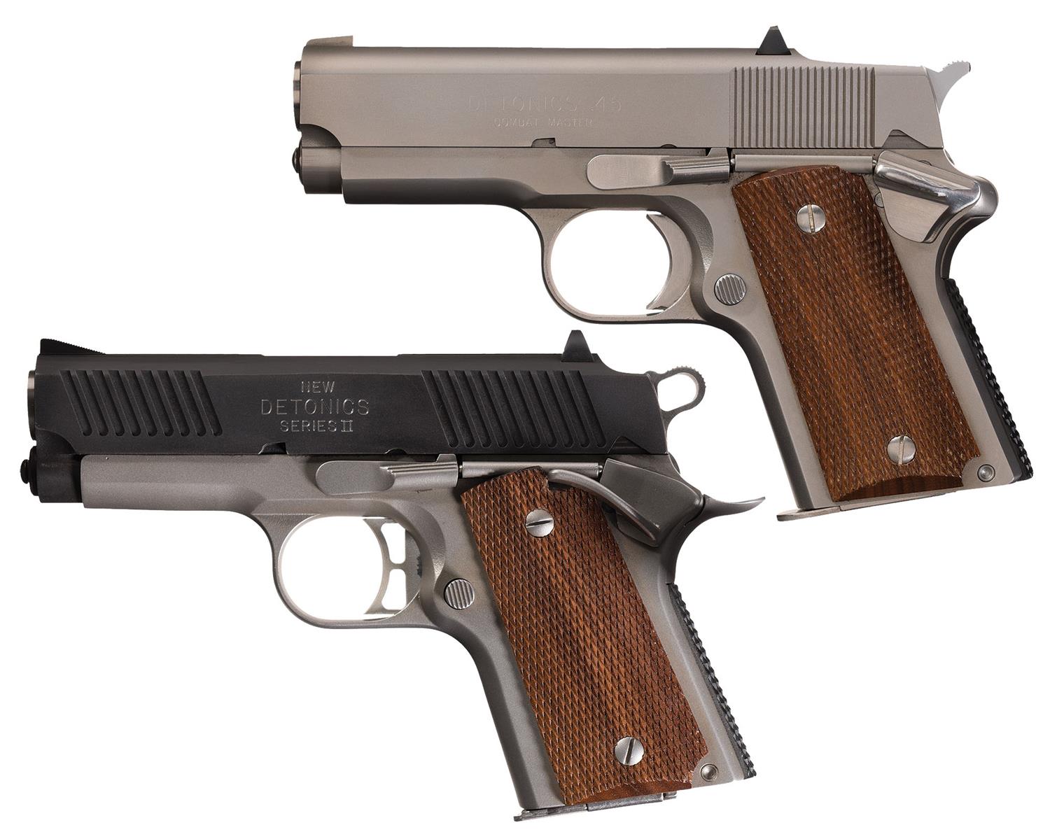 Two Detonics Semi-Automatic Pistols | Rock Island Auction