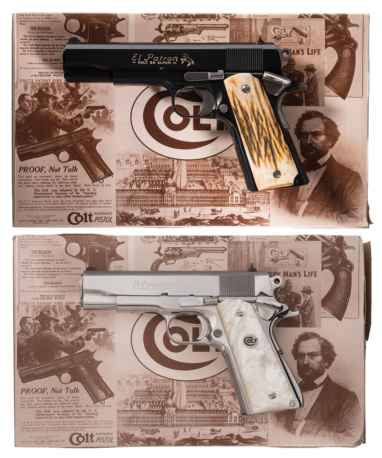 Two Matching Serial Numbered Colt EL Series 1911 Semi-Automatic | Rock ...