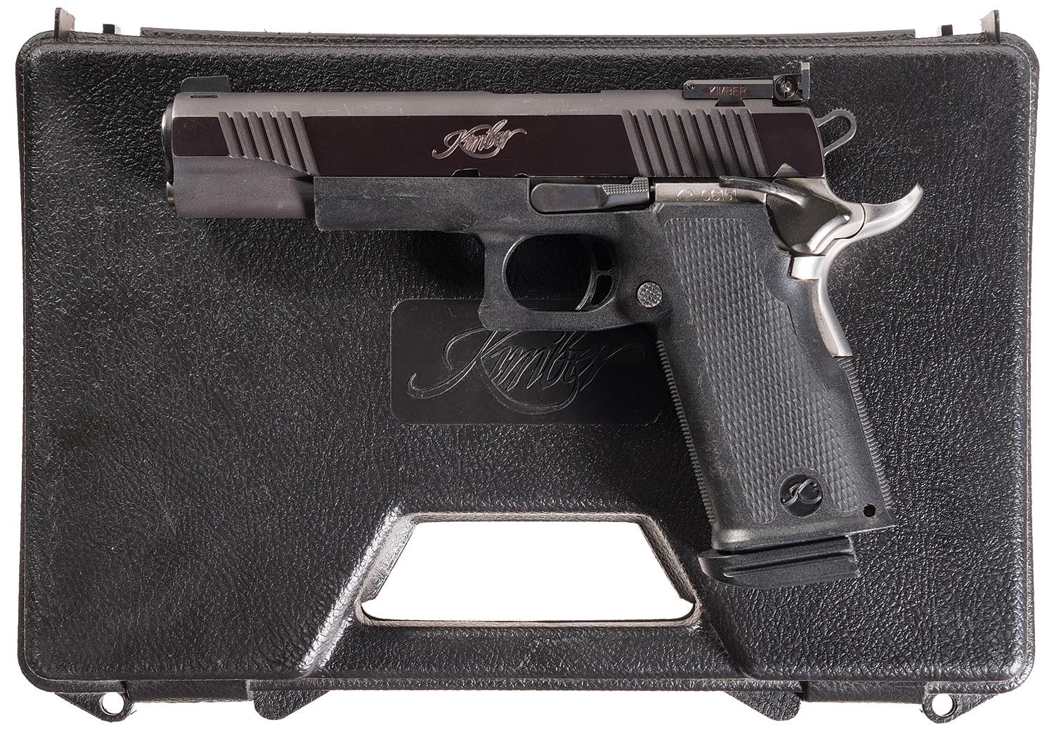 Kimber Polymer Gold Match Model Semi-Automatic Pistol with Case | Rock ...