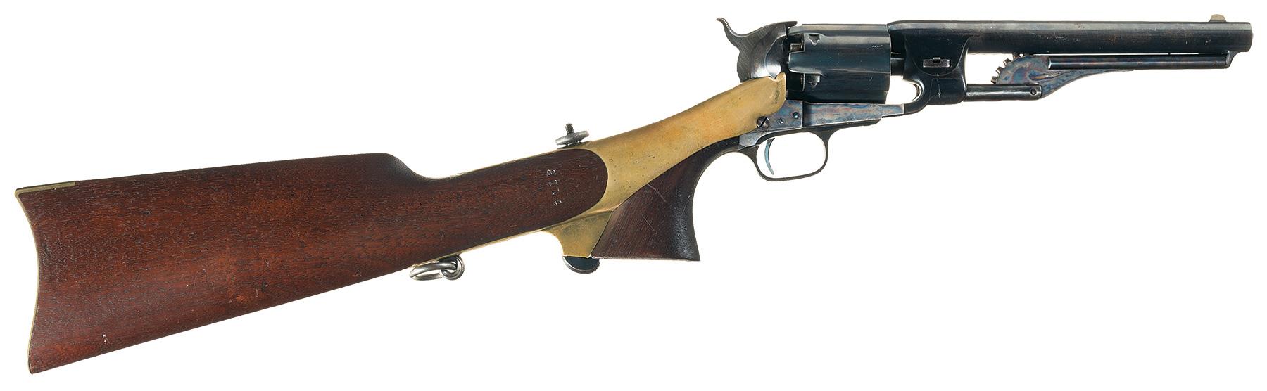 l Colt Dragoon Percussion Revolver Serial Number 1 | Rock Island Auction