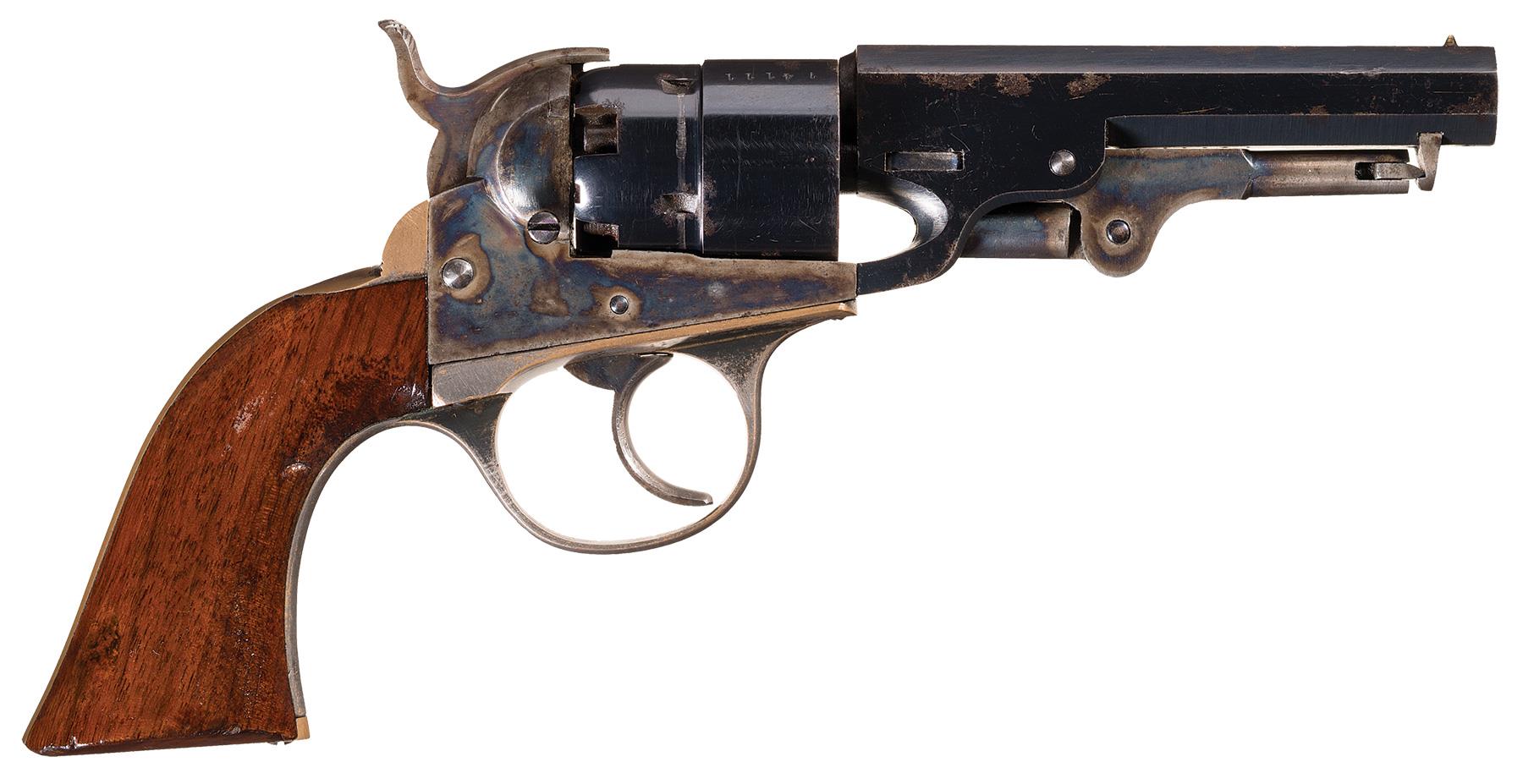 Cooper Navy Model Double Action Percussion Revolver | Rock Island Auction