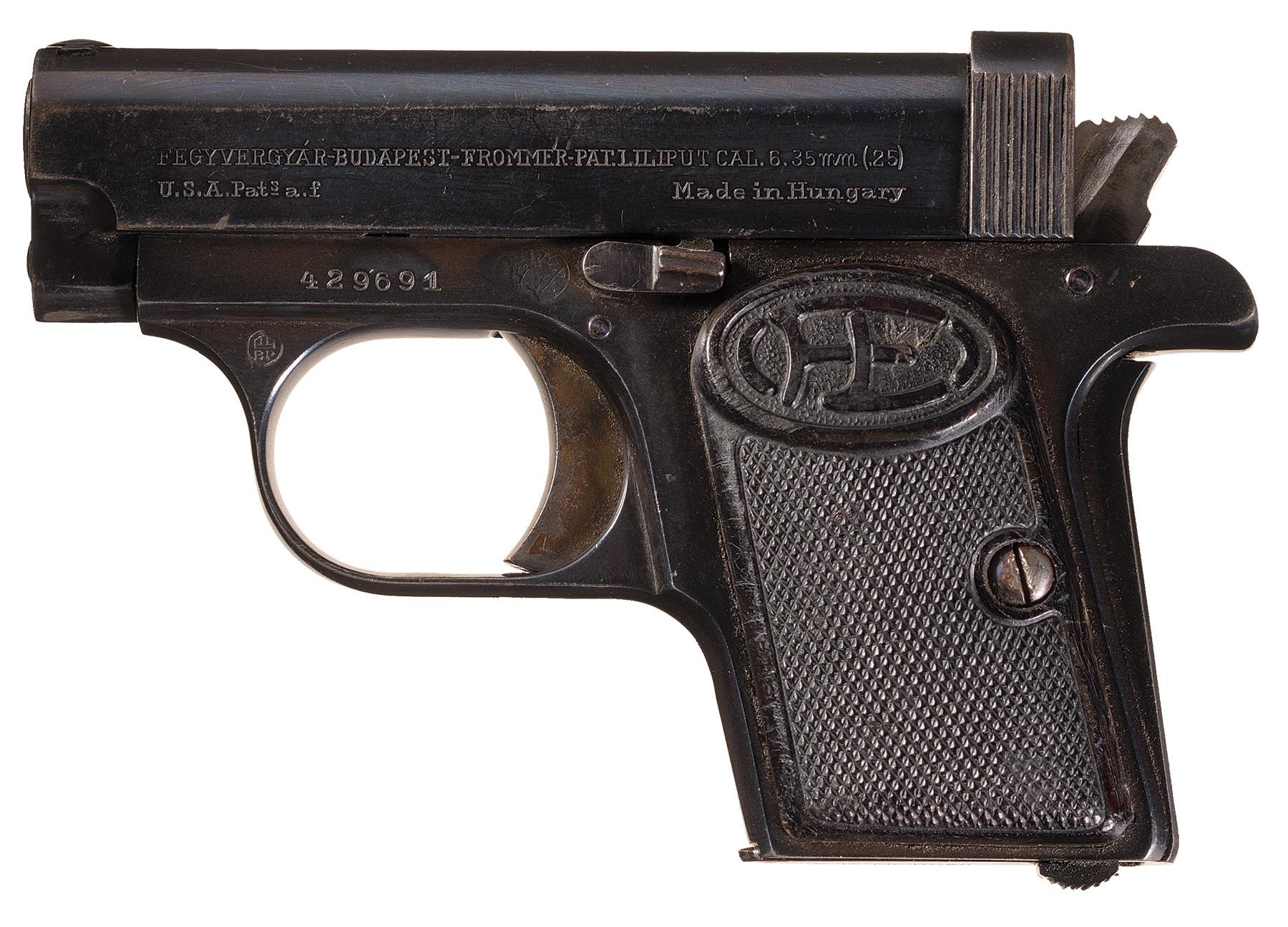 Hungarian Feg Frommer Lilliput Semi-Automatic Pistol | Rock Island Auction