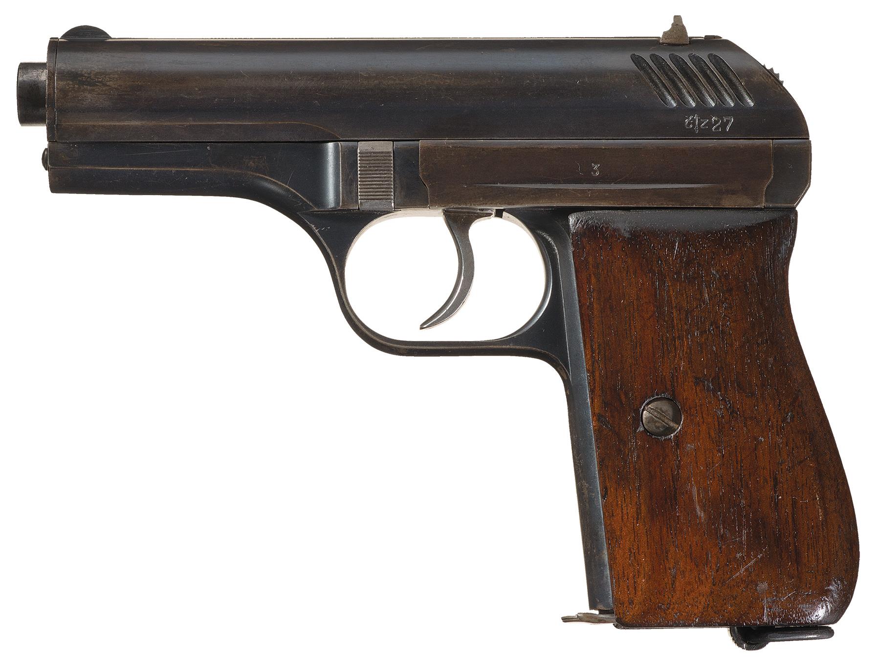 CZ Model 1924 Double Action Semi-Automatic Prototype Pistol | Rock ...