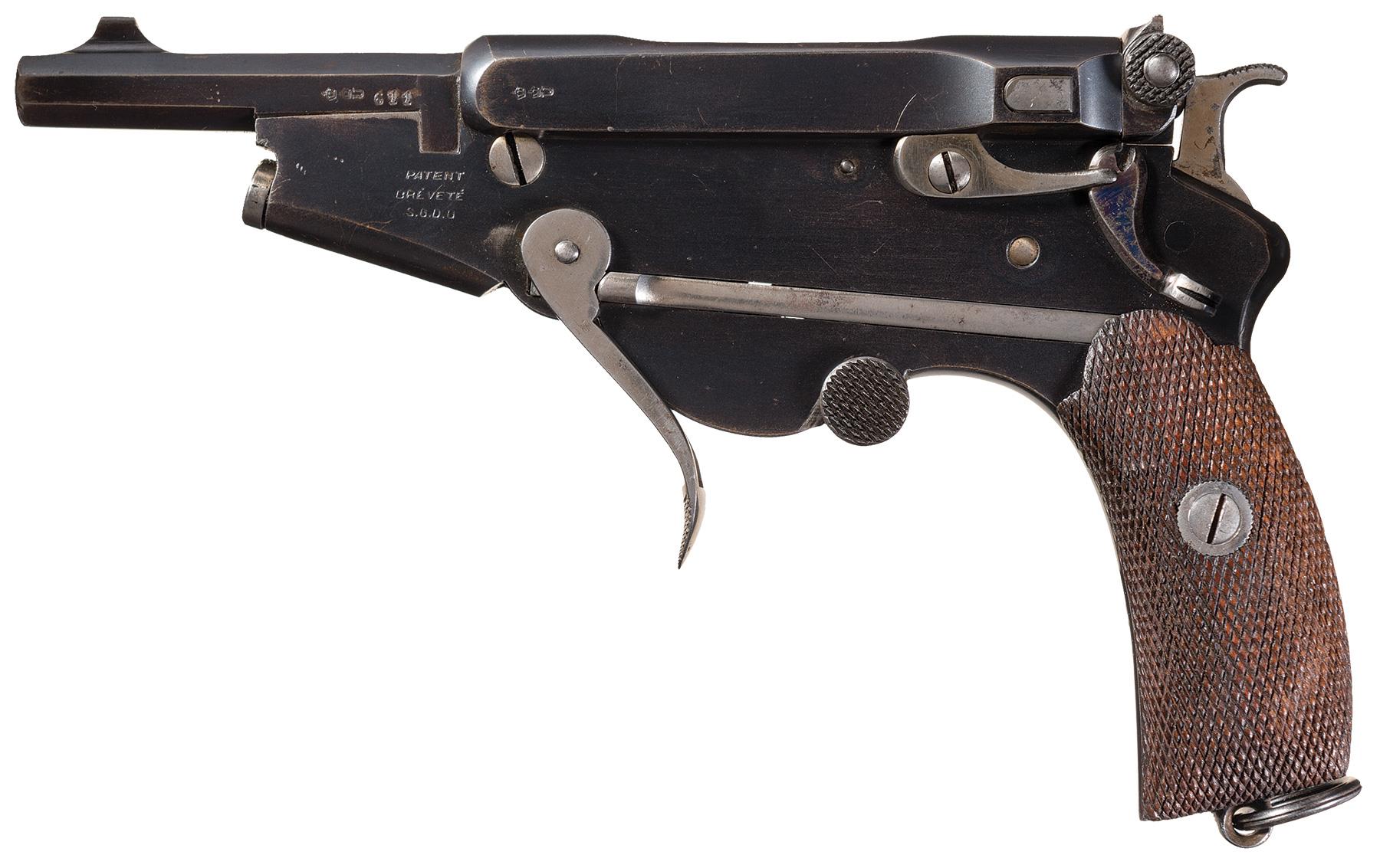 Bergmann 1896 Folding Trigger Pistol | Rock Island Auction