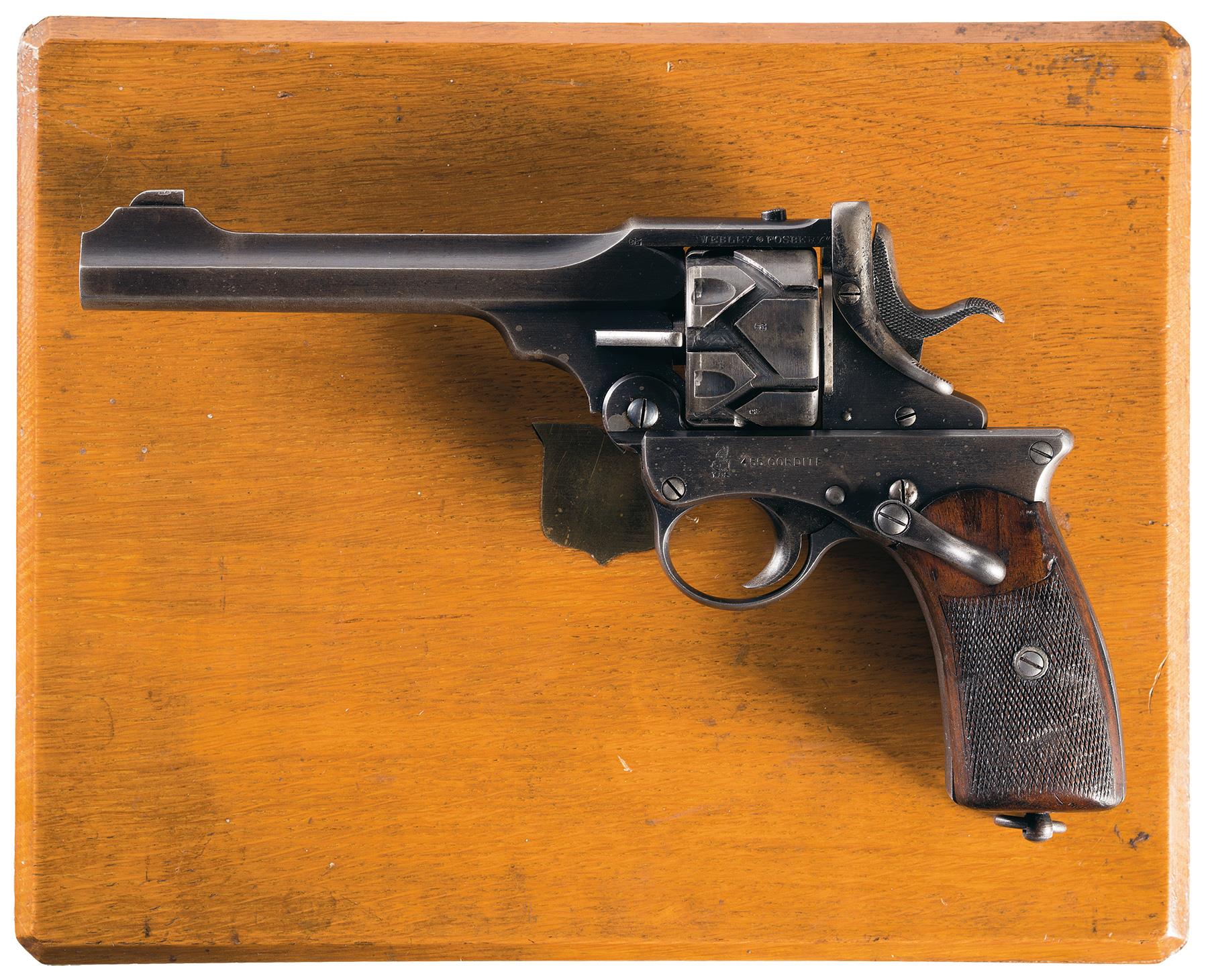 Webley-Fosbery Auto-Revolver With Case | Rock Island Auction