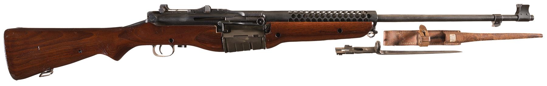 Johnson 1941 Rifle with Barrels, Bayonet and Book | Rock Island Auction