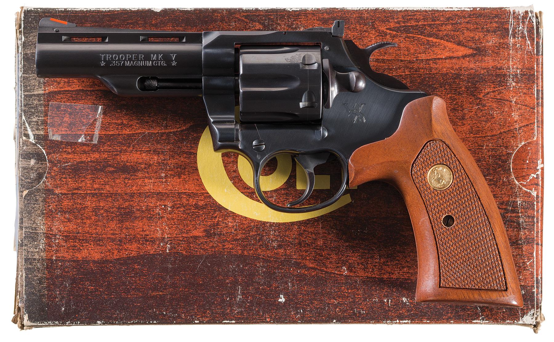 Colt Trooper Mark V Double Action Revolver from the Colt Factory | Rock ...