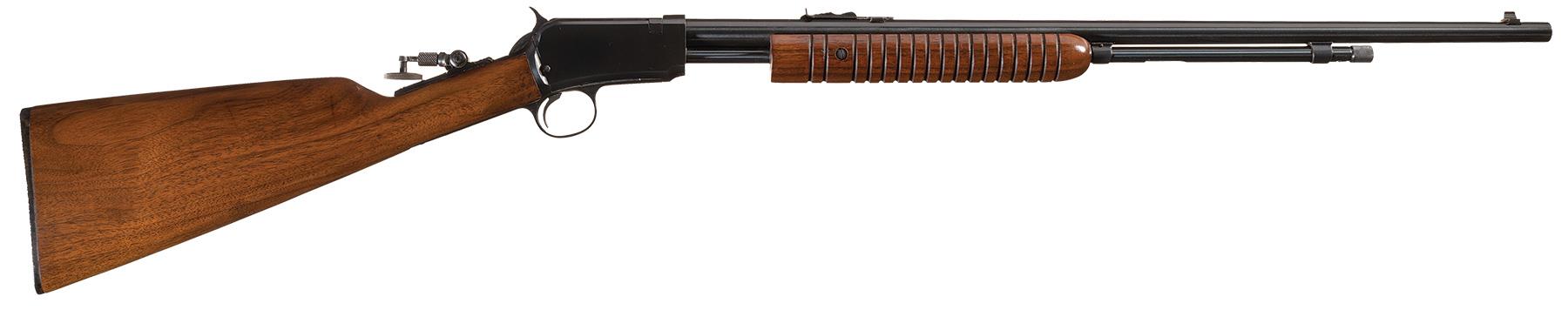 Winchester Model 62A Slide Action Rifle with Tang Sight | Rock Island ...